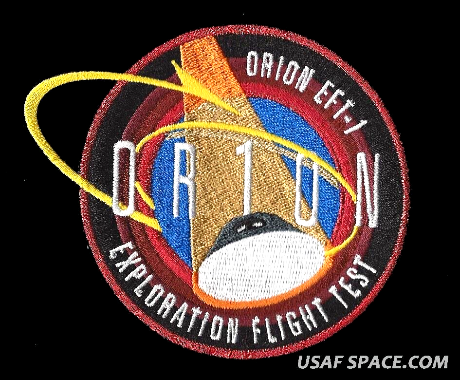 ORION EFT-1 EXPLORATION FLIGHT TEST VEHICLE ORIGINAL AB Emblem NASA ...