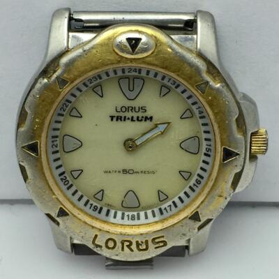 Lorus Tri Lum V851-6130 Quartz Diver Vintage Watch for Parts WLD676NRZ3 ...