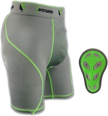 SAFETGARD PEE WEE BOXER SHORTS WITH CAGE CUP ATHLETIC SUPPORTER 30-55 ...