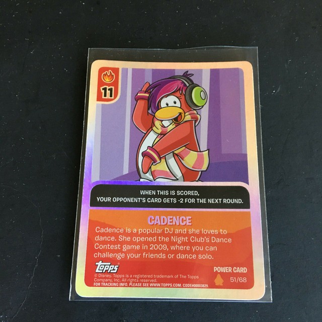 Club Penguin Card - Jitsu: Thin Ice 8 Bit Power Card 28/30 DISNEY TOPPS ...