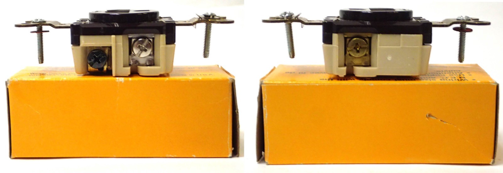 HUBBELL 3PC RECEPTACLE LOT w/ HBL5261 HBL2310 & HBL5284 INDUSTRIAL 125V ...