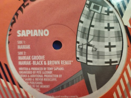 Sapiano – Maniak - 12" TECHNO, HOUSE, TRANCE VINYL SINGLE | eBay