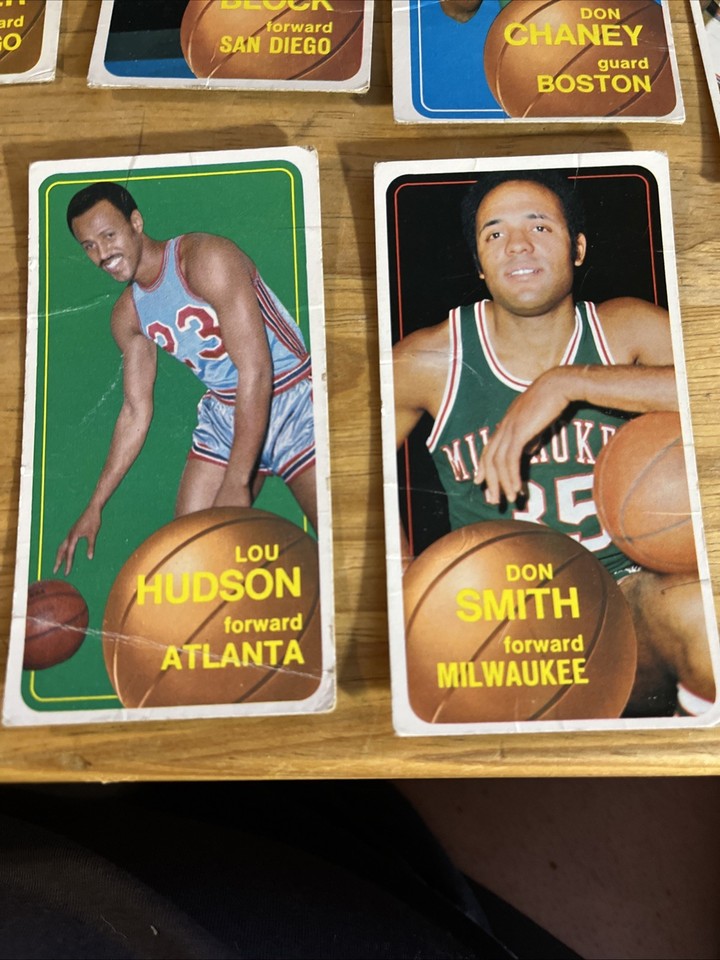 1970-71 Topps Basketball Lot of 14 Different Cards, Poor to Good ...