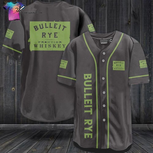 [Top-Selling] Bulleit Rye Whiskey All Over Print Baseball Jersey Shirt ...