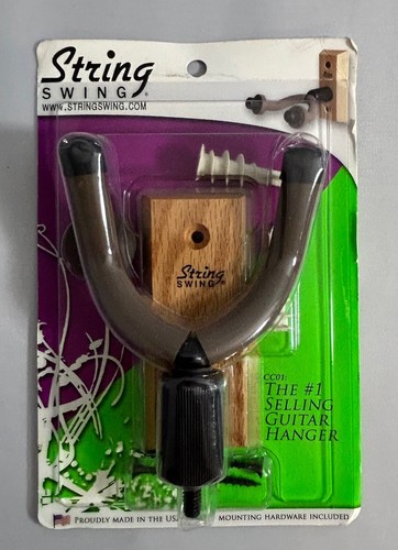 String Swing CC01K Wall Mount Guitar Hanger - Oak Factory Sealed New 650106000017| eBay