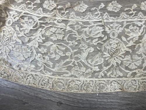 antique lace remnant scrap dress fancy victorian floral art deco | eBay