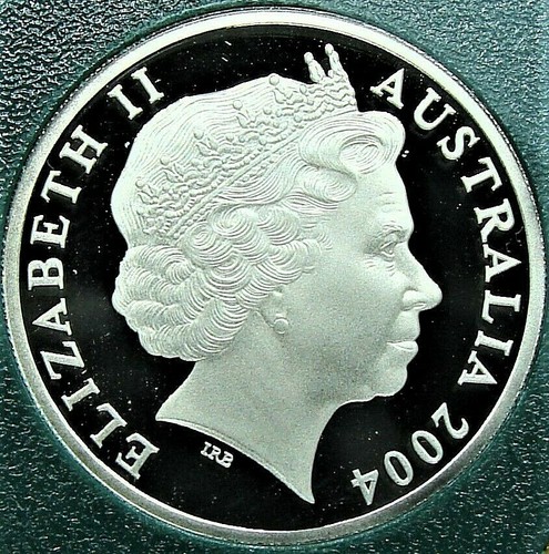 2004 Pointy "A" LARGE HEAD variety 20 cent proof coin from proof set ...