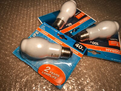 OSRAM HALOGEN HALOLUX BT OPAL E27/ES 40W/60W/100W/150W 64470/64472 ...