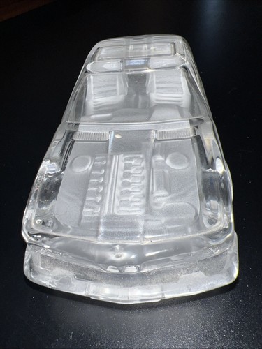 BMW 635 CSI CRYSTAL GLASS CAR PAPERWEIGHT MODEL IN EXCELLENT CONDITION ...