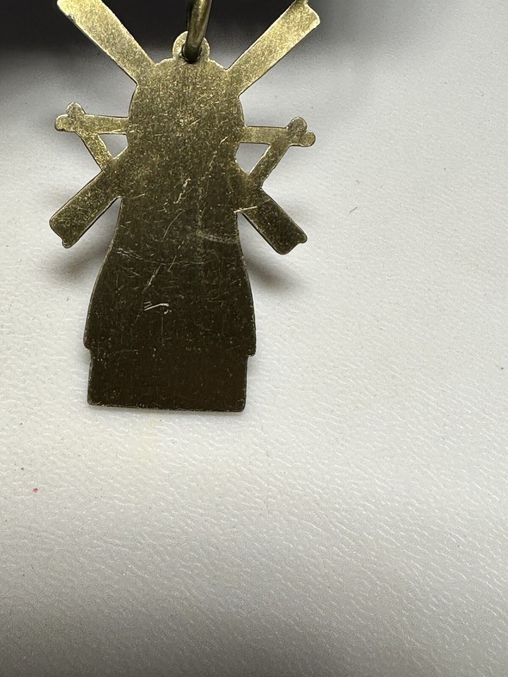 Vintage Holland Windmill Country Travel Wind Power Energy Keychain Key ...