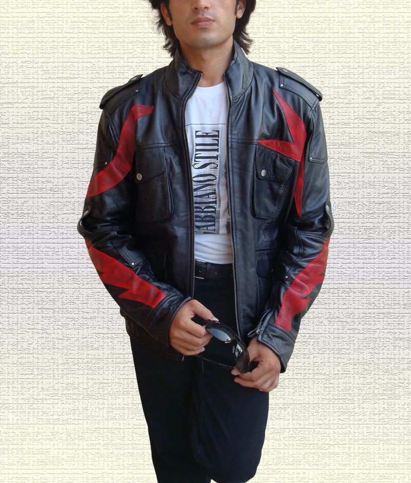 Men Prototype 2 PS3 Game James Heller Handmade Leather Jacket Small-5XL ...