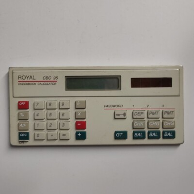 Royal CBC - 95 Calculator Vintage NO TESTED | eBay