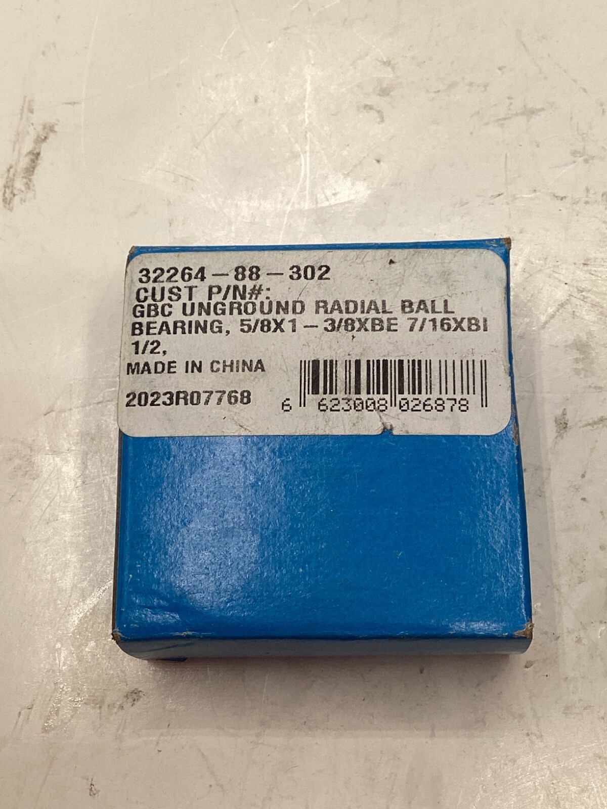 BGC Unground 32264-88-302 RADIAL FLANGED DEEP GROOVE BALL BEARING, 5/8 ...