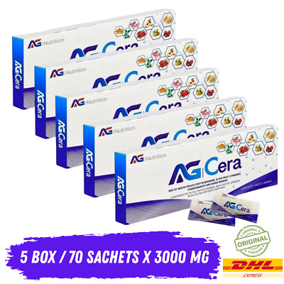 5 X AG Cera Supplement By AG Nutrition Repair,Nourish Skin & Cells 100% ...