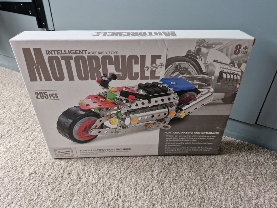 meccano style Motorcycle, Fire Engine And Vulcan Bomber. Job lot | eBay