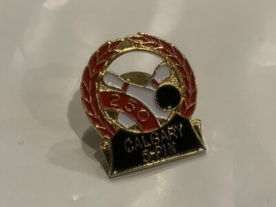 Calgary 5 Pin Bowling 250 Score Lapel Hat Pin BE | eBay