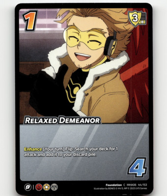 UniVersus - Relaxed Demeanor - UniVersus: My Hero Academia: Jet Burn | eBay