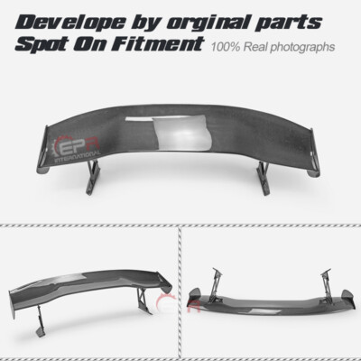 For Honda Civic FK7 FK8 JS Type Carbon Fiber Rear GT Spoiler Trunk Wing ...