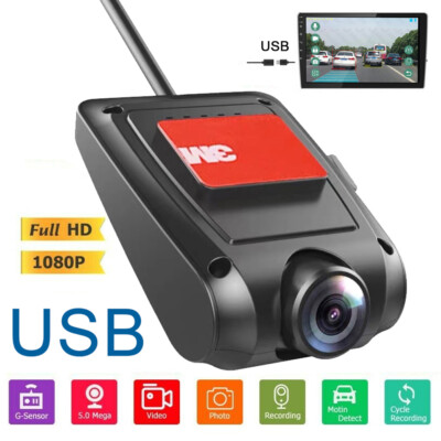 USB Car DVR Camera Dash Cam Video Recorder Night Vision ADAS For ...