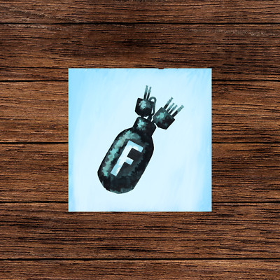 F-Bomb Vinyl Sticker - Edgy Watercolor Graffiti Style Decal for Cars ...