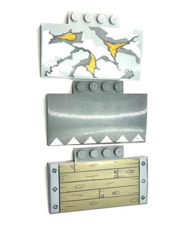 LEGO Ramp Slanted Plate 5x8x2/3 with Sticker 3pcs 15625 60198 60104 ...