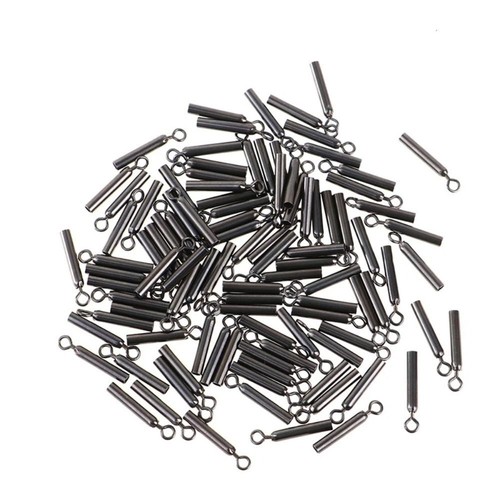 10pcs Stainless Steel Straight Floats Connector Fishing Race | eBay