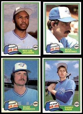 1981 Topps Traded Toronto Blue Jays Team Set 7.5 - NM+ 6432787 | eBay