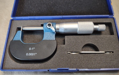0-1" Tube Micrometer 0.0001" Graduation Carbide Tipped Neck - NICE! | eBay
