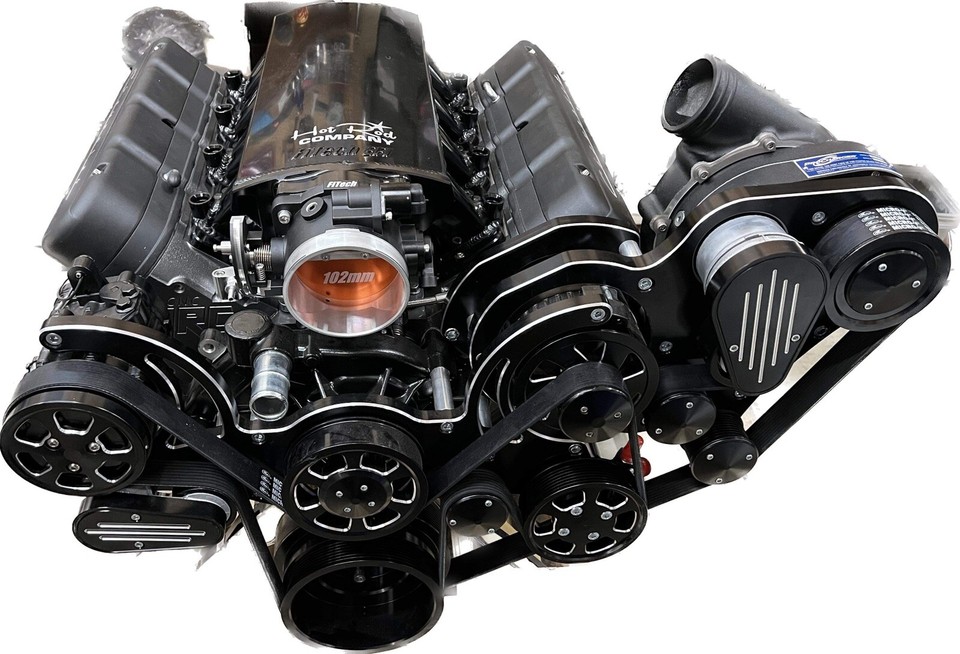 LS CHEVY 6.0L 6.2L 700-1000hp Procharger CRATE ENGINE turnkey ls9 LSX ...