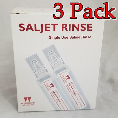 (3PK) Saljet Single Use Saline Wound Rinse, 30 mL x 12 Ct ...