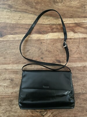 Ladies Black Oriano Leather Handbag | eBay UK
