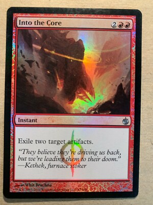 MTG 1x FOIL Into the Core Mirrodin Besieged Modern Magic the Gathering ...