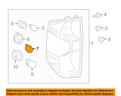 TOYOTA OEM-Exterior Bulb 9098113043 | eBay