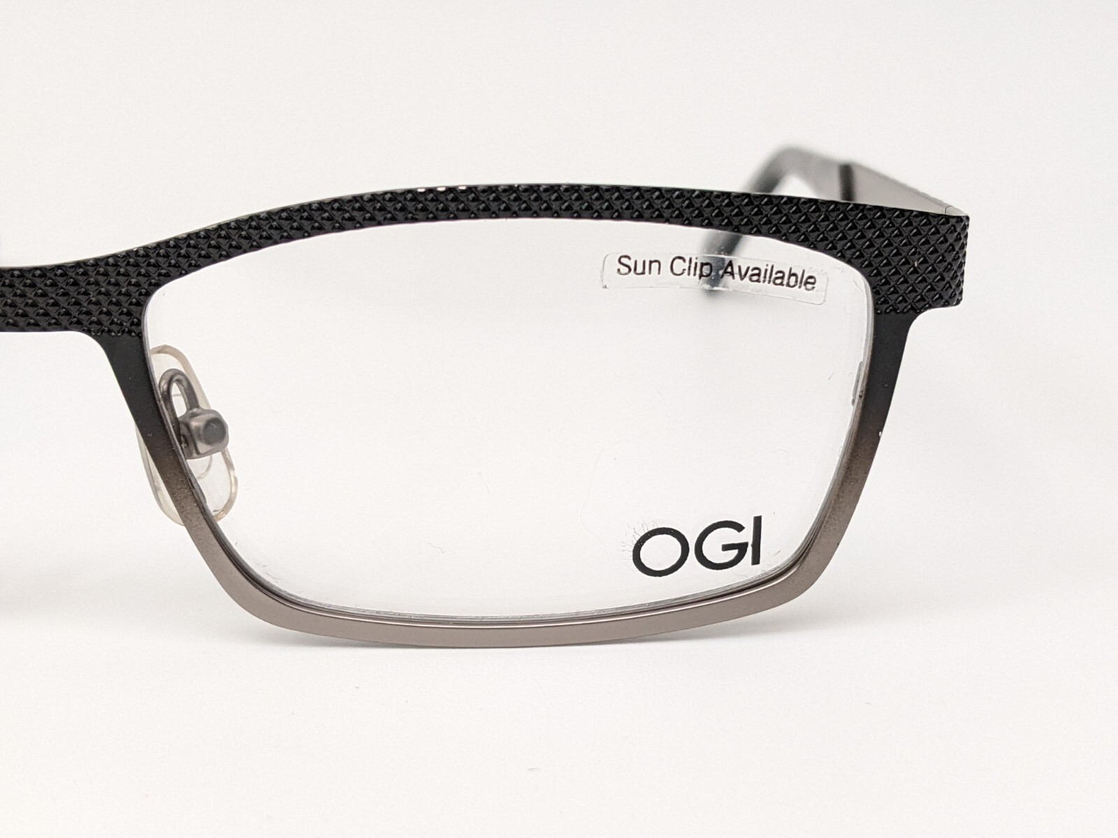 OGI Evolution 4508 1648 Rectangle Eyeglasses Frames: Black & Silver ...