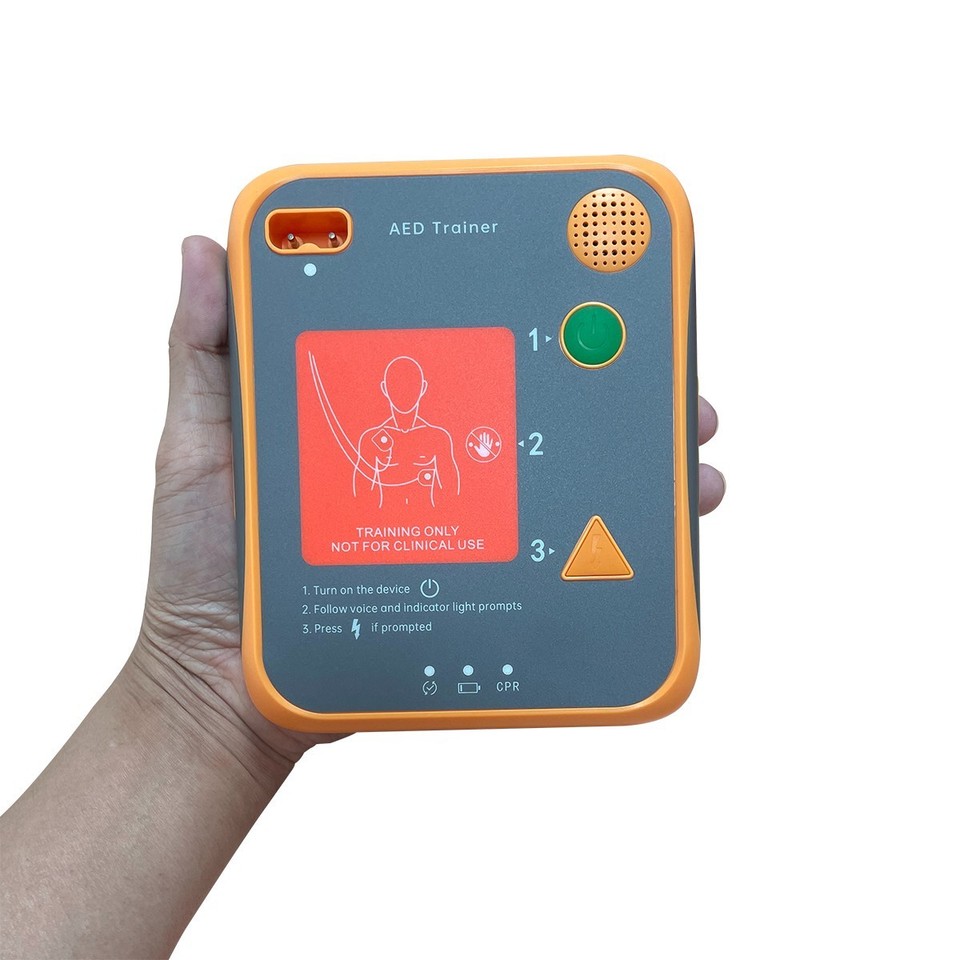 1 Set Mini AED Trainer CPR Training Simulator for First Aid Practice ...