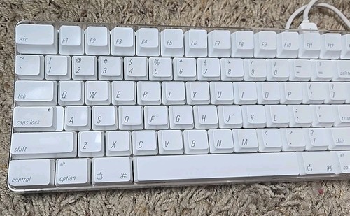 Genuine Apple A1048 English Wired Full Size USB Keyboard Num Pad Nice ...