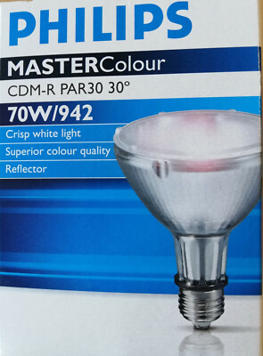 Philips Master Colour CDM-R 70W/942 E27 30D PAR30L 30° Leuchtmittel NEU ...