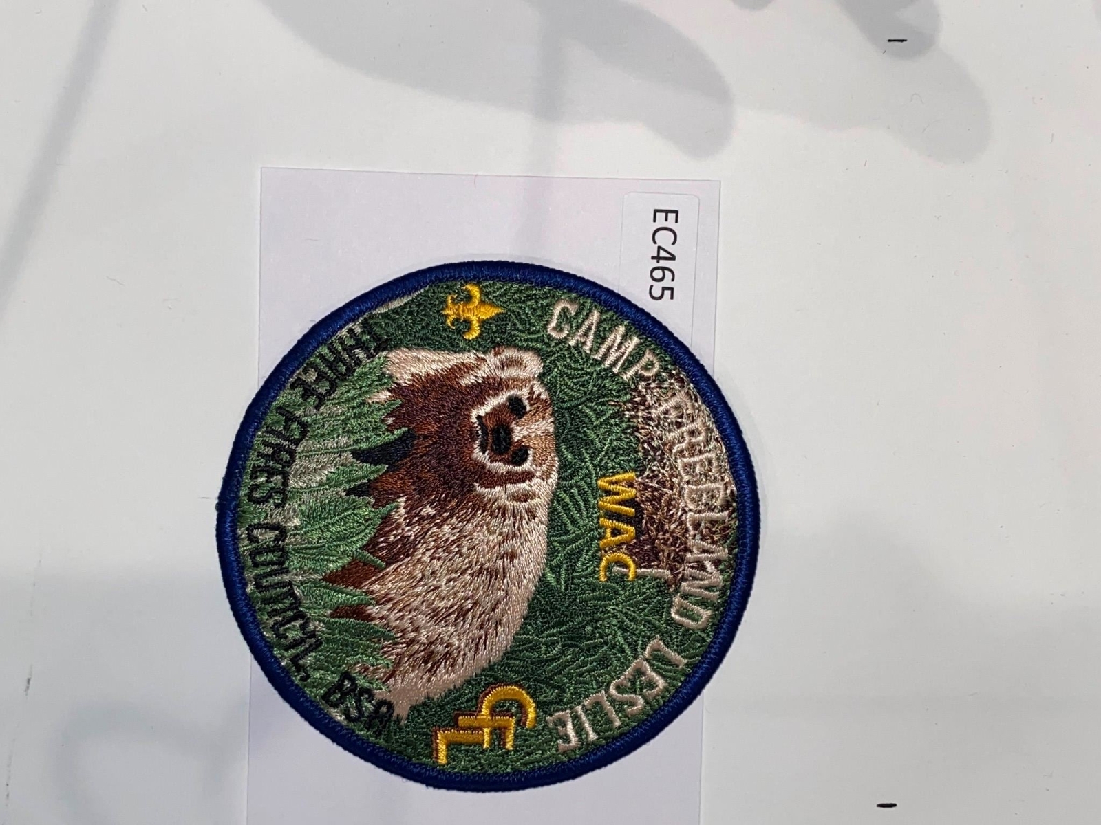 Boy Scout Camp Patch Camp Freeland Leslie Three Fires Council | eBay