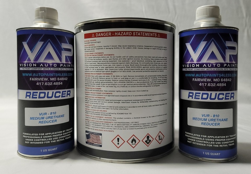 GM Code WA382E Pewter Metallic Basecoat / Clear Coat Gallon Paint Kit ...