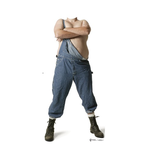 HILLBILLY Lifesize Redneck Stand-In CARDBOARD CUTOUT Standin Standup ...