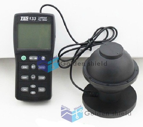 Digital Light Meter Luminous Flux Tester TES-133 w/7pcs Adapters Kd | eBay