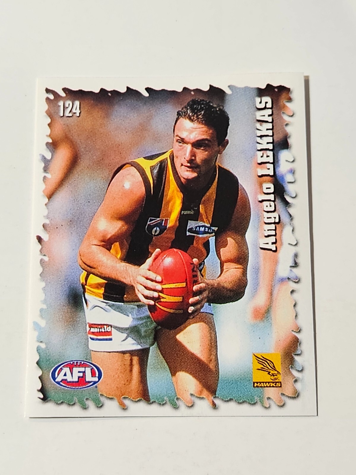 2000 AFL SELECT STICKER HAWTHORN HAWKS ANGELO LEKKAS #124 | eBay Australia