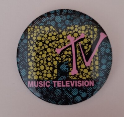 MTV Music Television Logo Collectible Pin Back Button Badge (Loungefly ...