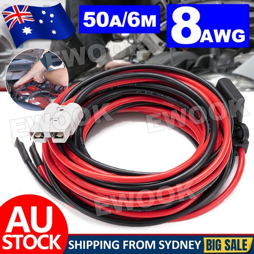 Atem Power 50A Wiring Kit 12V 6m Anderson Style Plug Battery Cable Quick Connect | eBay Australia