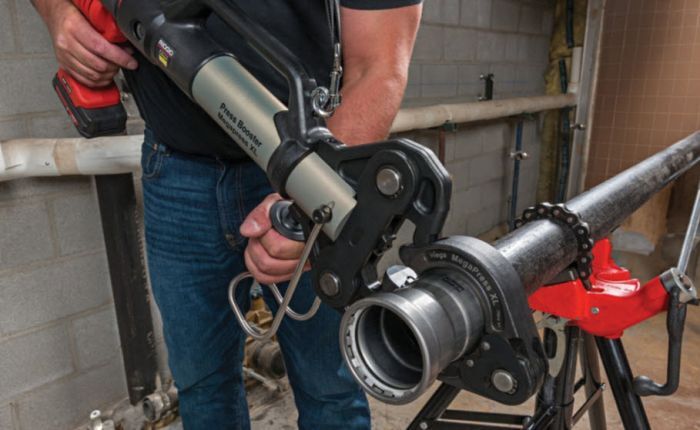 Ridgid 60638 2-1/2" to 4" Megapress Jaw Kit with Press Booster and ...