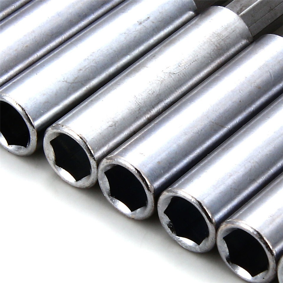 10Pcs Compact Magnetic Bit Tip Extensions Holder 1/4 Hex Shank Drive ...