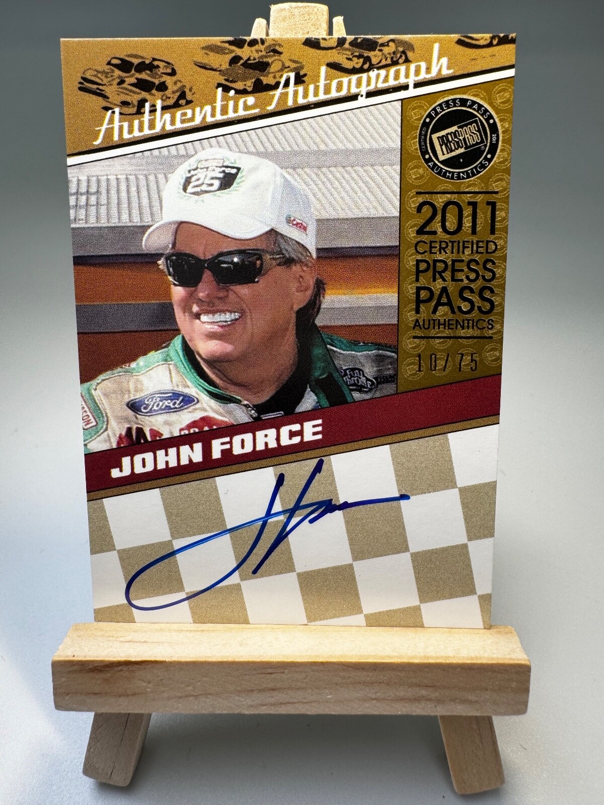 John Force autograph Legends auto LGA-GF Motorsports auto pick one 2011 ...