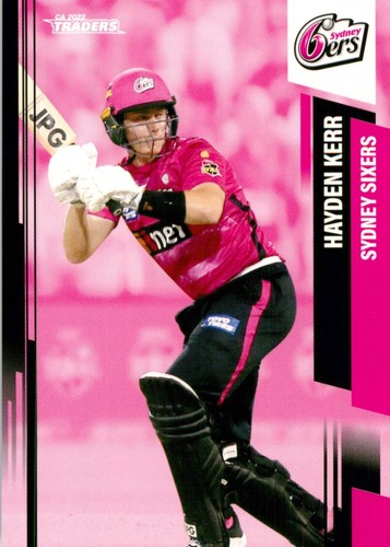 New 2022 2023 SYDNEY SIXERS BBL Cricket Card HAYDEN KERR Traders | eBay