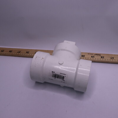 Charlotte Pipe Cleanout Tee PVC 2" Hub x 2" Dia. Hub 073A | eBay