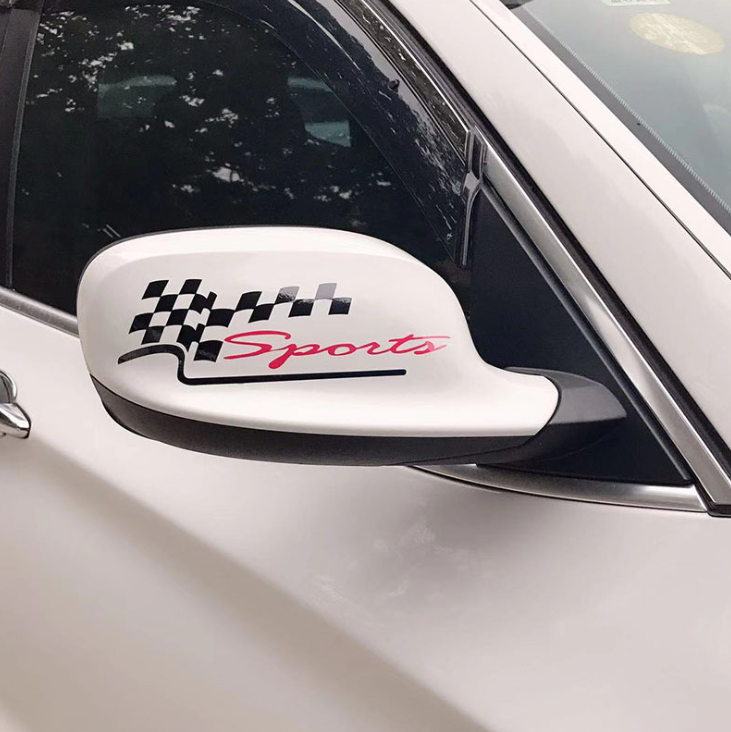 Black Universal Sport lattice Decal Vinyl Body Bumper Sticker Racing ...